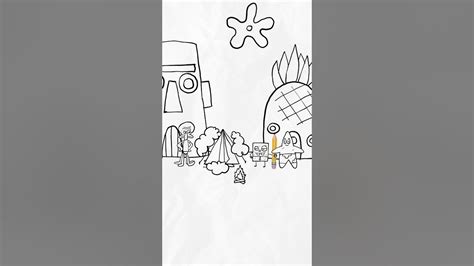 If The Camping Episode From Spongebob Was Created By Doodlebob 🔥 Shorts Youtube