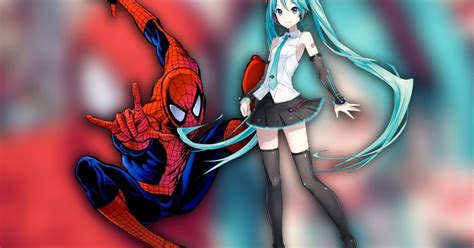 IA une a Spider Man y Hatsune Miku con un fanart épico