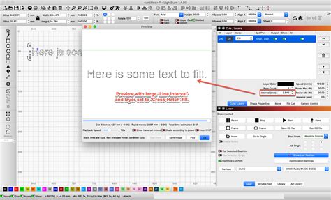 Cant Fill Text And Get Dashes LightBurn Software Questions LightBurn Software Forum
