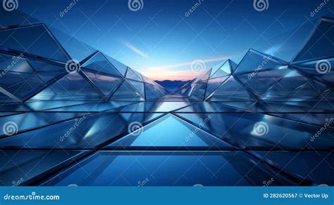 Modern Abstract Symmetrical Background Wallpaper Generative Ai Stock Illustration