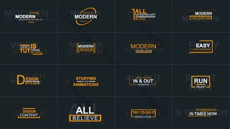 Motion Graphics Templates Editable Videos [5 800 ] Free Download