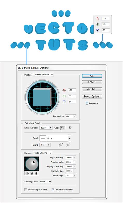 How To Create A Semi Transparent D Text Effect In Adobe Illustrator Envato Tuts
