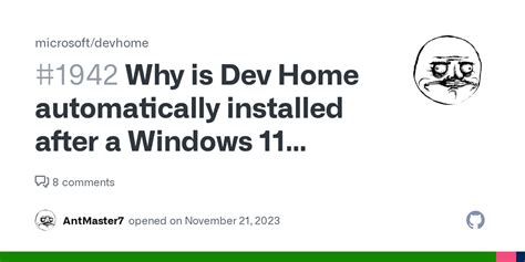 Why Is Dev Home Automatically Installed After A Windows Update Issue Microsoft