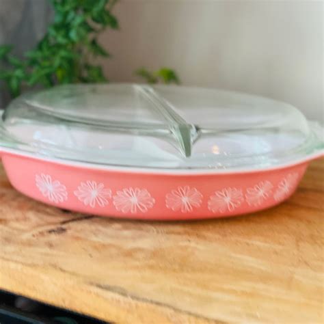 Pyrex Daisy Pattern Etsy