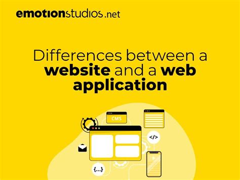 Websites Vs Web Applications EMOTIONstudios