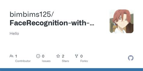 GitHub Bimbims FaceRecognition With OpenCV Python Hello