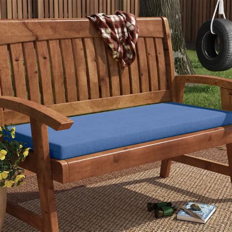 Ebern Designs Outdoor 3 Bench Seat Cushion Wayfair