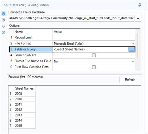 how to in import multiple sheets from an excel file into alteryx using