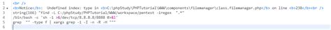Error On Class Filemanager Php Line 208 Issue 2 WangYihang Codiad Remote Code Execute