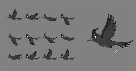 crow 2d 2d characters unity asset store