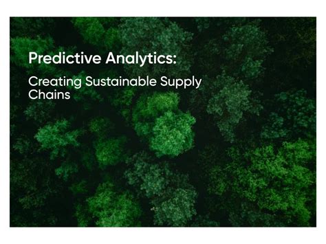 Data Vision On Linkedin Predictive Analytics Creating Sustainable