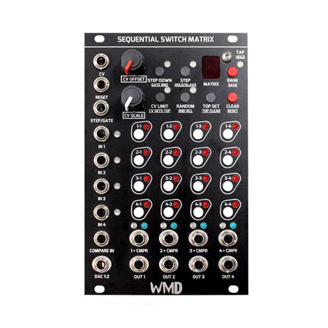 Wmd Sequential Switch Matrix For Eurorack Modular Synthesizers