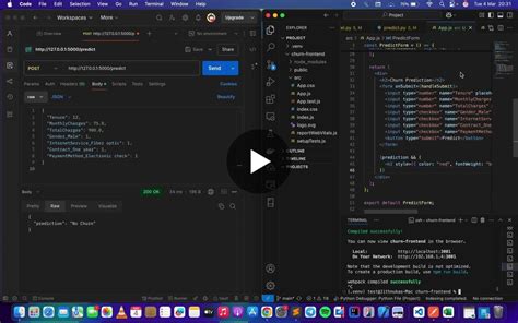 Machinelearning Reactjs Javascript Mysql Churnprediction Flask