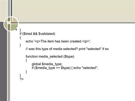 Form Processing In Php Odp Web Development Internet