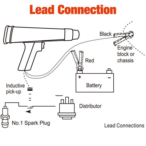 Digital Timing Light Automotive Engine Gun Car Inductive Ignition