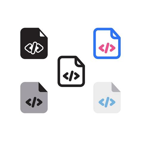 Coding File Pack 12625414 Vector Art At Vecteezy