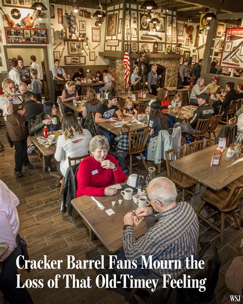 Cracker Barrel Won The Hearts Of The Wall Street Journal Facebook