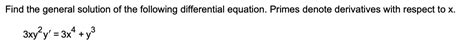 Solved Find The General Solution Of The Following