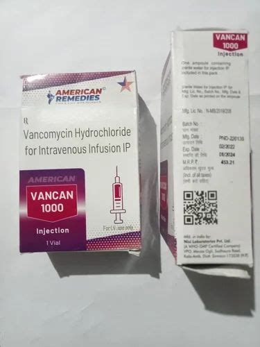 Vancomycin Injection 1vial Strength 1 G At ₹ 1000piece In Nagpur