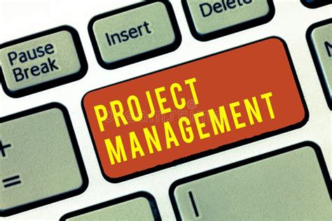 Handwriting Text Project Management Concept Meaning Application