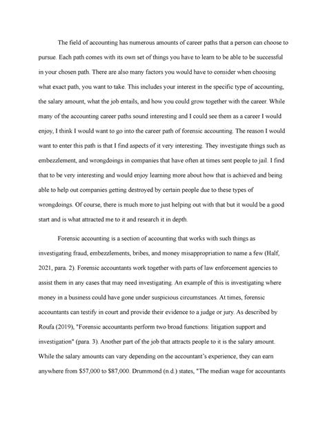 Basic Accounting Written Assignment Unit 1 The Field Of Accounting