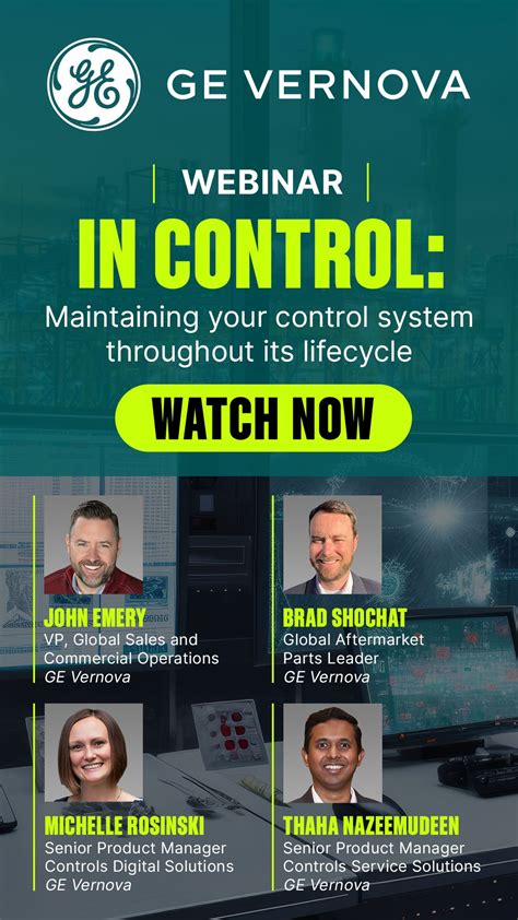 Ge Power On Linkedin In Control Maintaining Your Control System