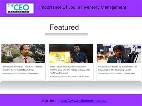 PPT Importance Of Eoq In Inventory Management PowerPoint Presentation ID 9474602