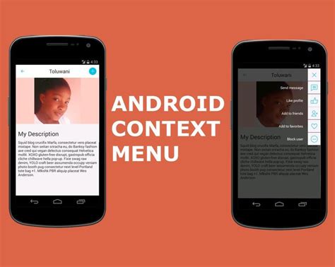 Android Context Menu