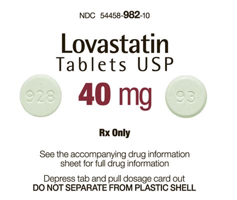 Lovastatin Mevacor Altoprev Drug Information