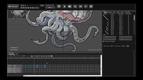 How To Animate Tentacles Tutorial Youtube