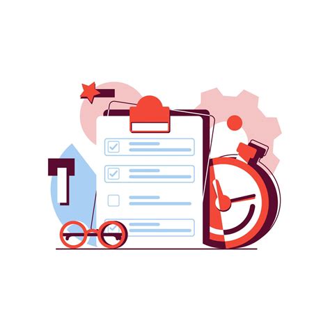 Clipboard With Checklist In A Flat Style Vector Art At Vecteezy