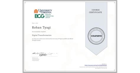 Rohan Tyagi On Linkedin Completion Certificate For Digital Transformation