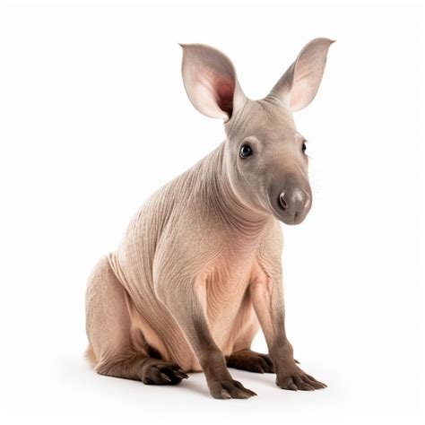 Premium Ai Image Aardvark Isolated On The White Background