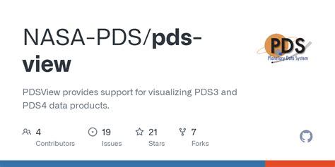 Pds View README Rst At Main NASA PDS Pds View GitHub
