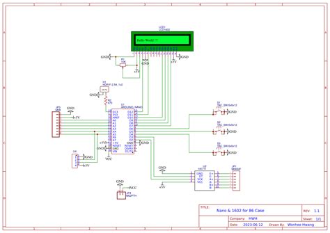 Arduino Nano LCD For Case EasyEDA Open Source Hardware Lab