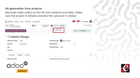 odoo 17 project module new features odoo 17 slides pptx