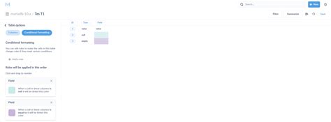 Is There A Way To Get Metabase To Visually Differentiate Null From