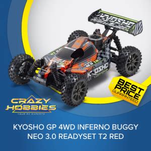 KYOSHO GP 4WD INFERNO BUGGY NEO 3 0 READYSET T2 RED