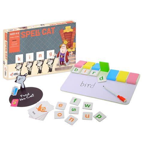 Spell Cat Spelling Activity Kit 4 8 Years Educational Game
