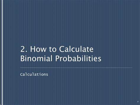 PPT Binomial Distributions PowerPoint Presentation Free Download