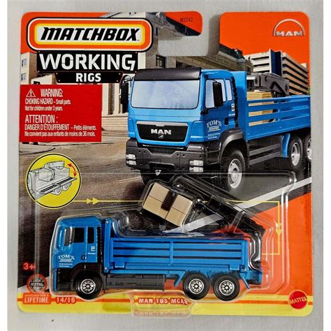 2023 Matchbox Working Rigs Man Tgs Mcab 164 Transport Truck With