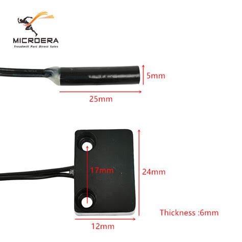 2 Pin Treadmill Speed Sensor Treadmill Magnetic Sensor Universal Ali