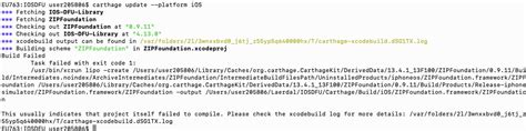 Carthage Build Failure Issue NordicSemiconductor IOS DFU Library GitHub