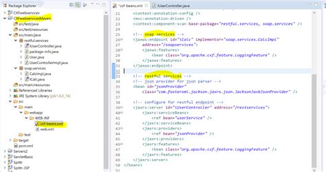 Thang Le SOAP And Restful Web Services With CXF And Spring Framework