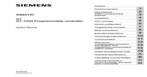 Download Pdf S7 1200 Programmable Controller