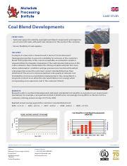 Optimizing Coal Blends For Cost Savings Case Study On Improving Course Hero