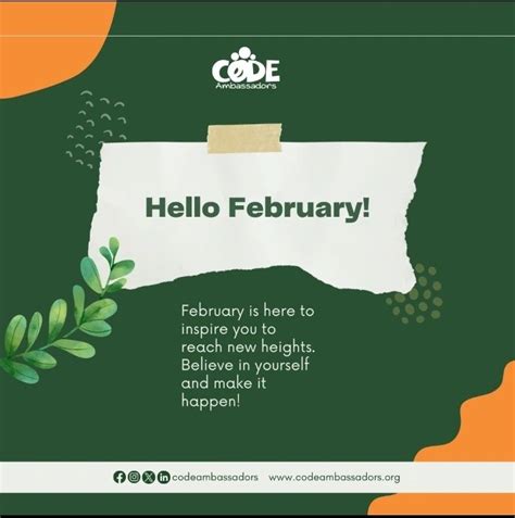 code ambassadors on linkedin codeambassadors newmonthvibes febuary