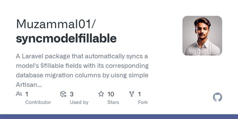 github muzammal01 syncmodelfillable a laravel package that