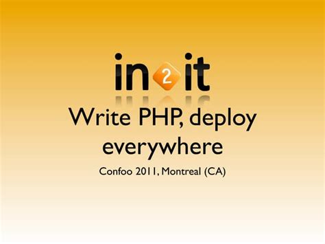 Write Php Deploy Everywhere Key