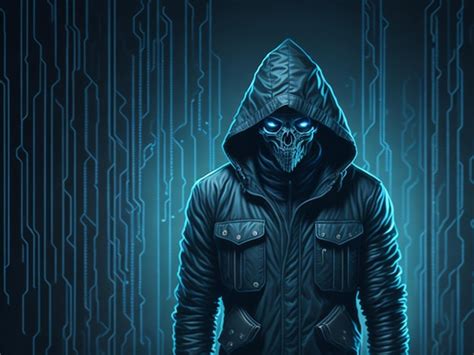 Premium Ai Image Cyber Security Hacker